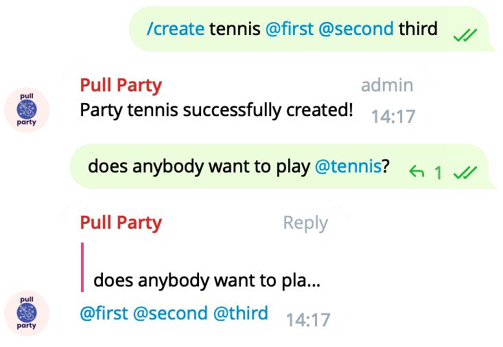 Pull party bot | pull-party-bot